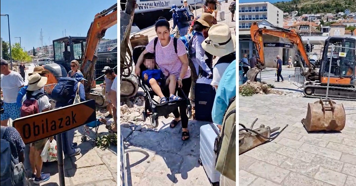 VIDEO Ljudi sišli s broda, nemaju gdje hodati: "Ovo ima samo u ...