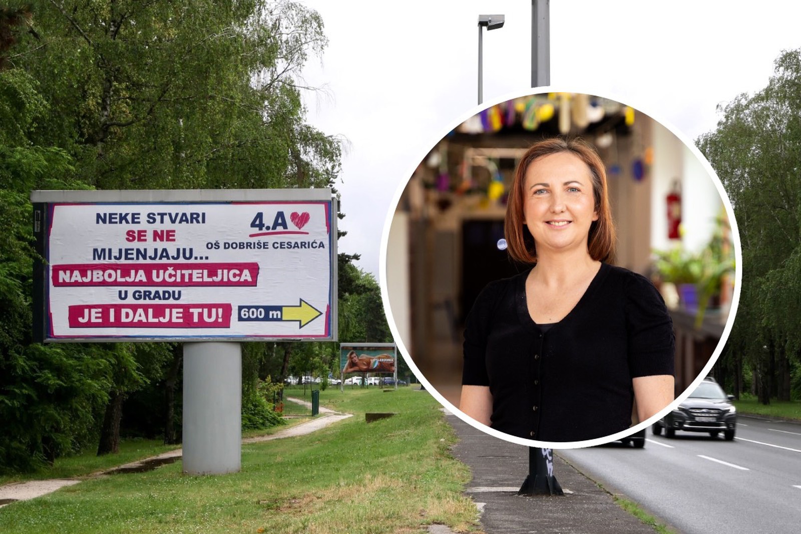 "Najbolja učiteljica u gradu je i dalje tu", piše na plakatu u Zagrebu ...