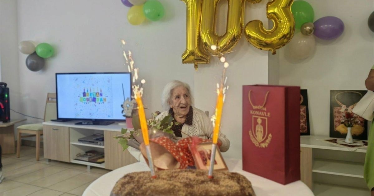 Baka Kate proslavila 103. rođendan u Domu za starije i nemoćne u Grudi - Index.hr