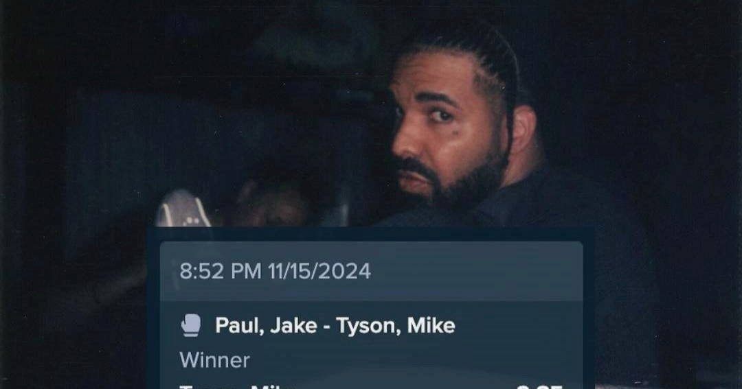 Drake popušio 355 tisuća dolara na meču Tysona i Paula (ljudi se uopće ...