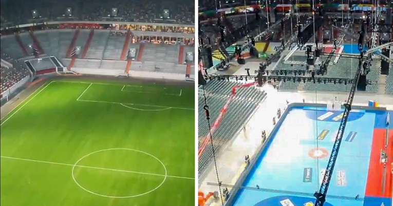 Danas se ispisuje povijest rukometa, pogledajte kako stadion postaje ...
