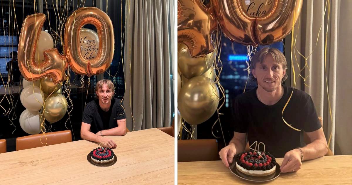 Torta uz koju je Modrić proslavio 40. rođendan je... Pa neočekivana ...