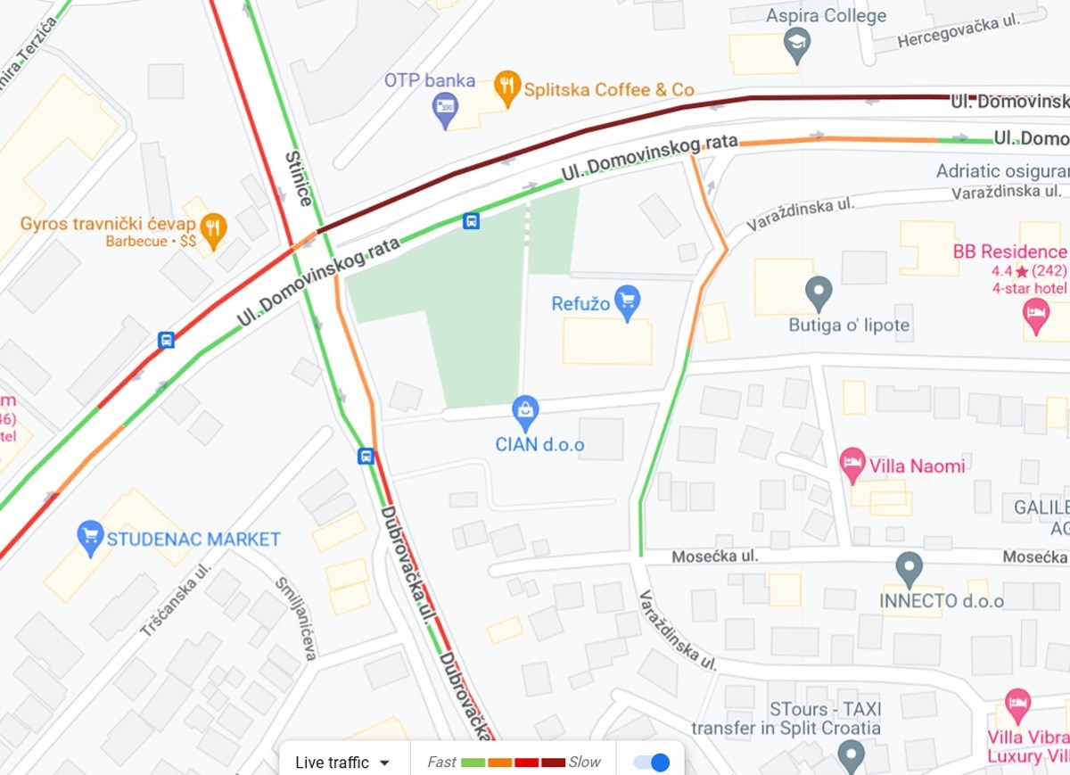 U Splitu naletio na pješaka, policija upozorava na gužve - Index.hr