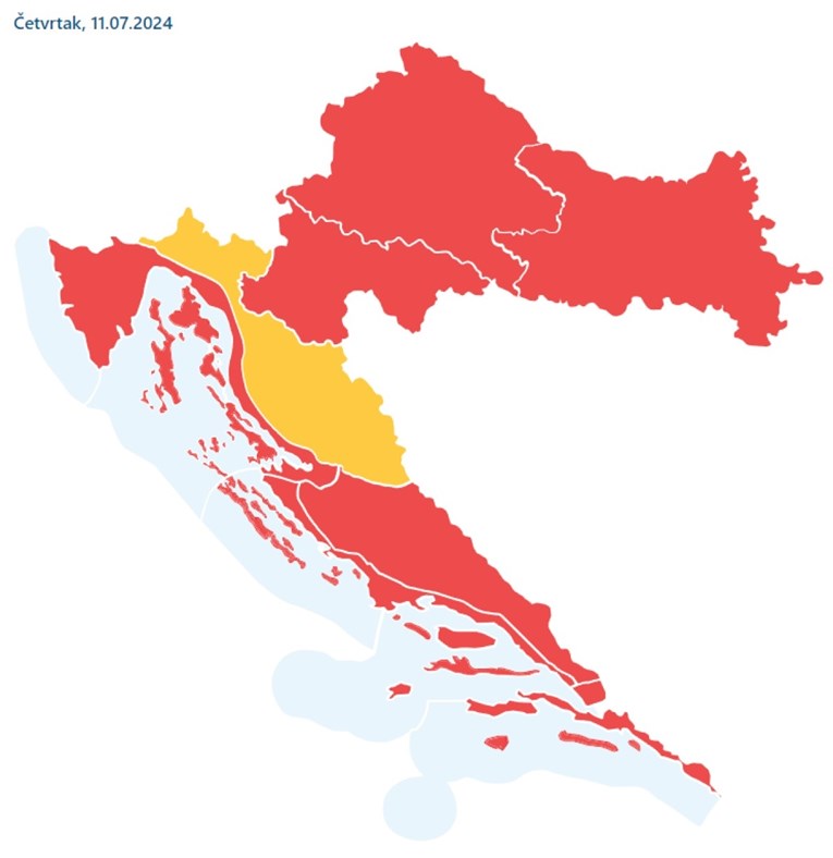 Temperature se danas penju do 38 stupnjeva, upaljen crveni alarm za ... Temperature se danas penju do 38 stupnjeva, upaljen crveni alarm za ...