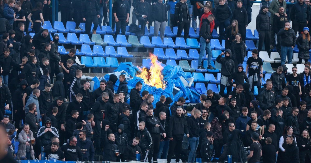 Kažnjeno 5 klubova HNL-a. BBB-i zapalili "neutvrđenu smjesu", Kohorta ...