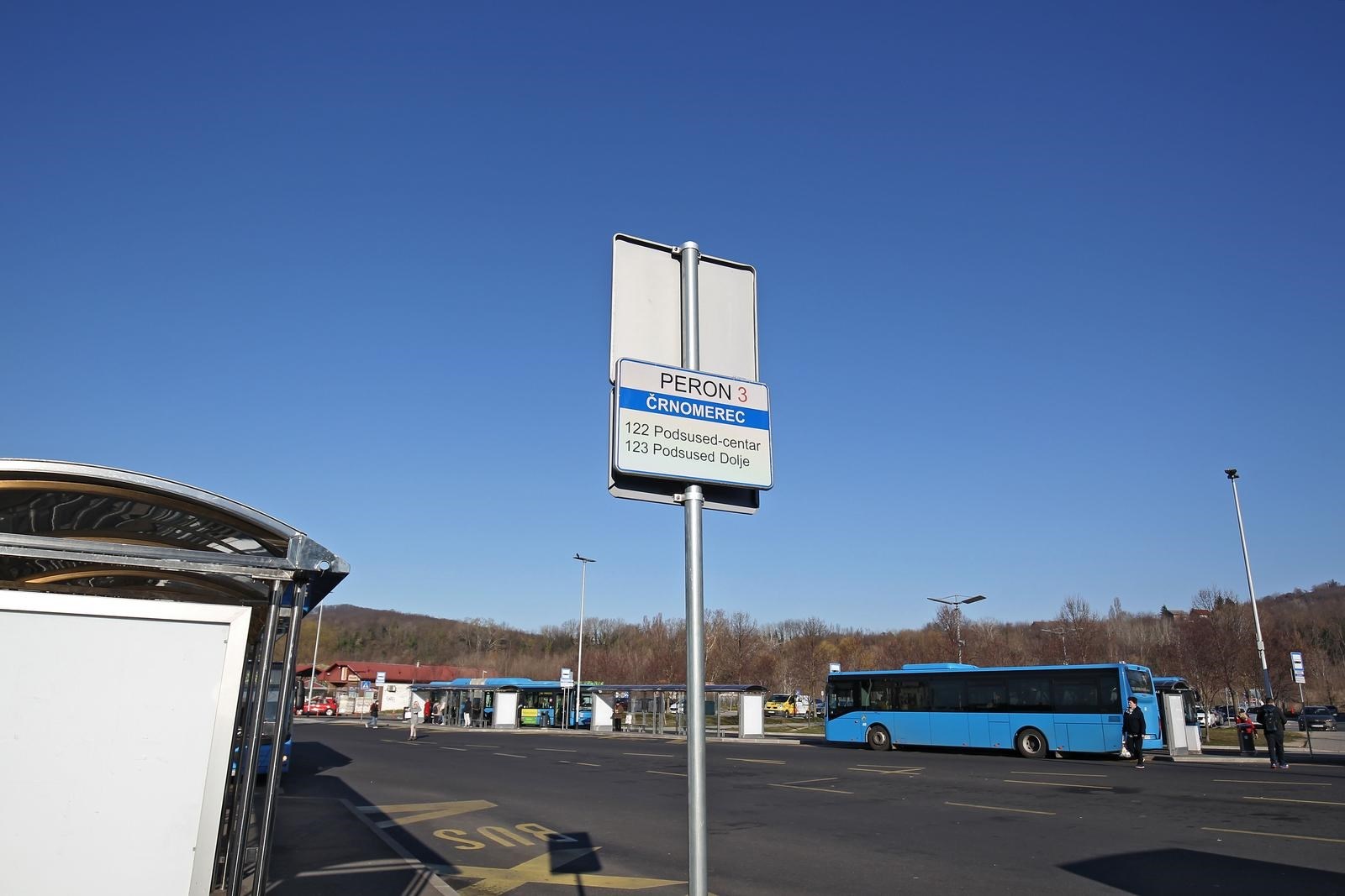 Do terminala Črnomerec busevi iz smjera zapada idu obilazno, moguća ...