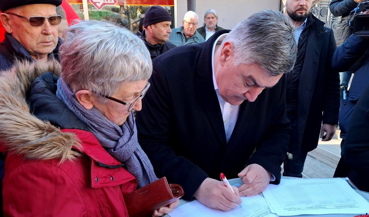 Milanović prikupljao potpise i dobio potporu IDS-a - Index.hr