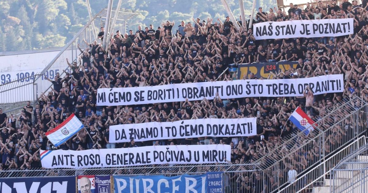 Pogledajte poruke Boysa i Torcide pokojnom generalu Rosu - Index.hr