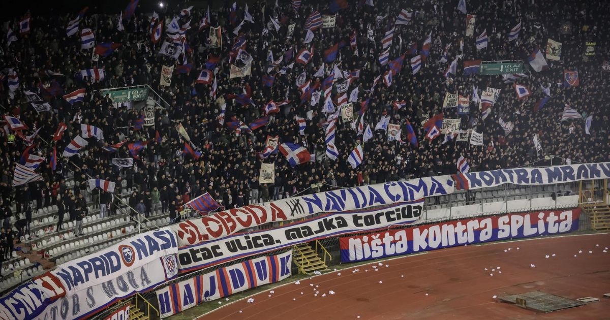 Torcida objesila tenisice na sjevernu tribinu. Otkriveno o čemu je ...