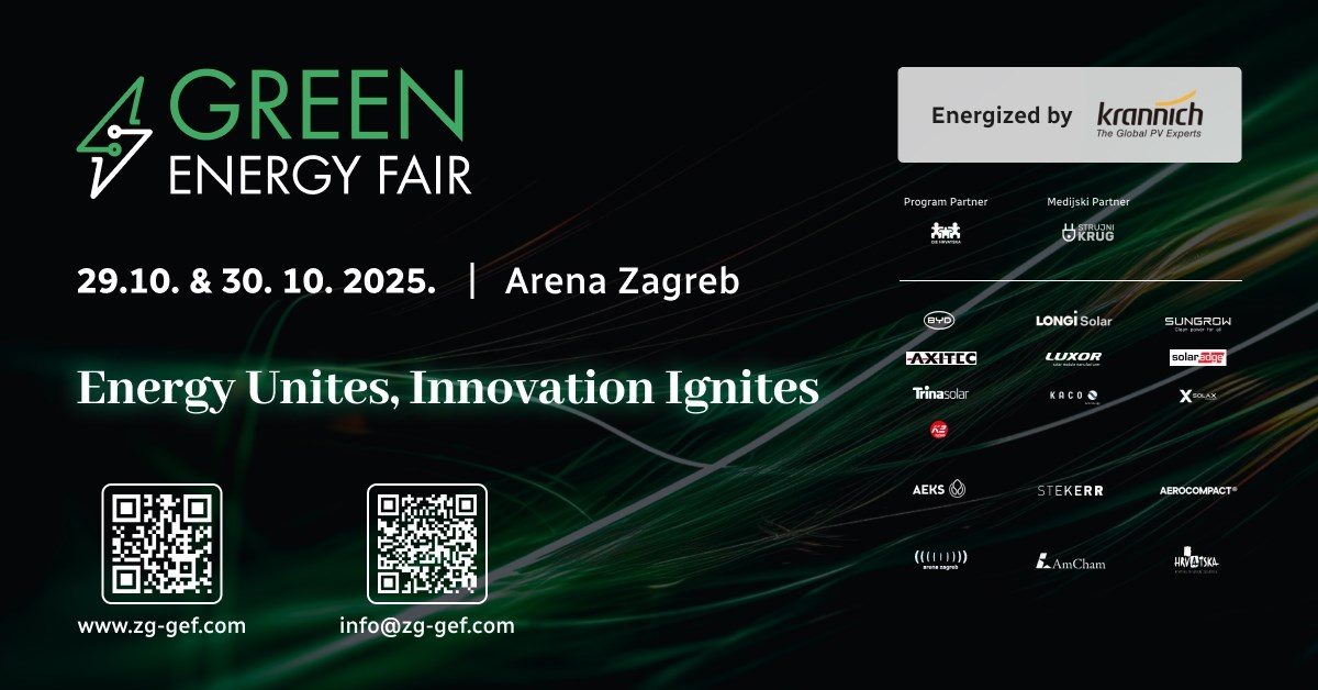 Zagreb postaje središte zelene budućnosti: Green Energy Fair 2025 u Areni Zagreb - Index.hr