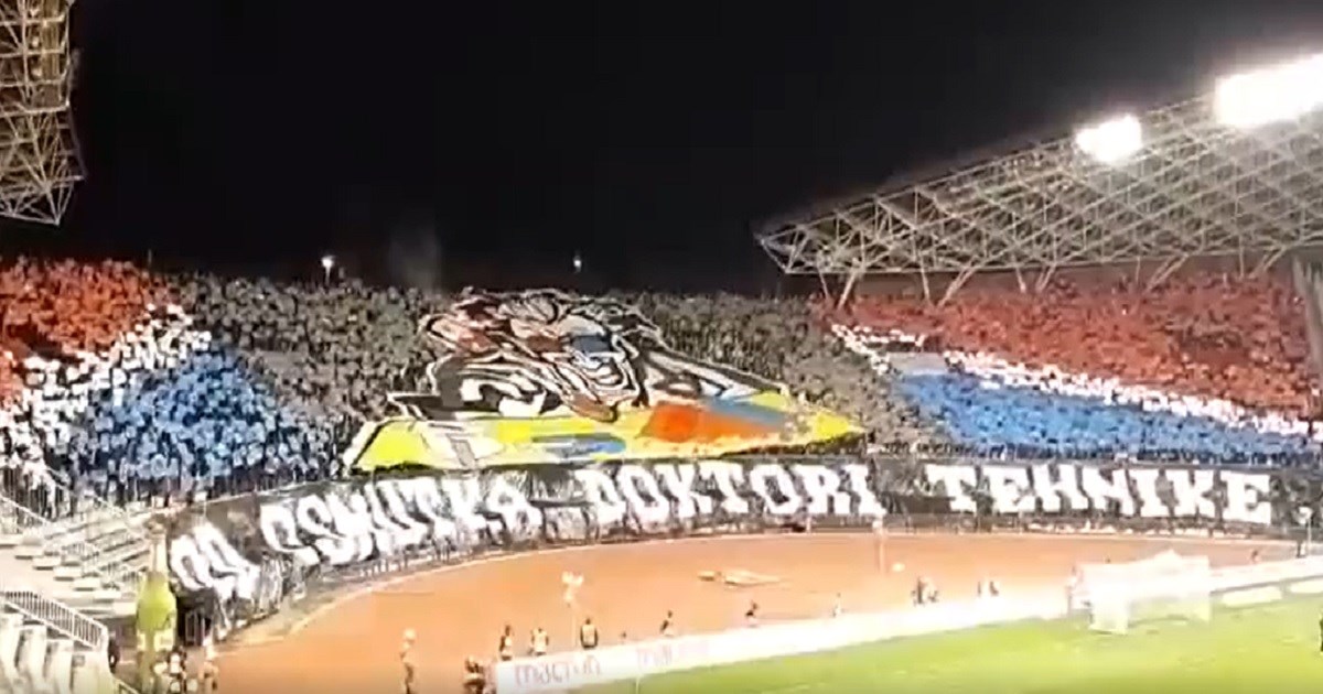 Pogledajte koreografiju koju je Torcida razvila na derbiju s Dinamom ...