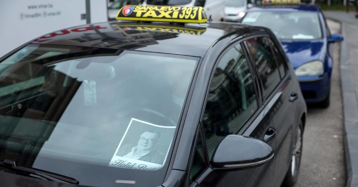 Sarajevski taksisti s Halidovom fotografijom besplatno voze sve koji ...