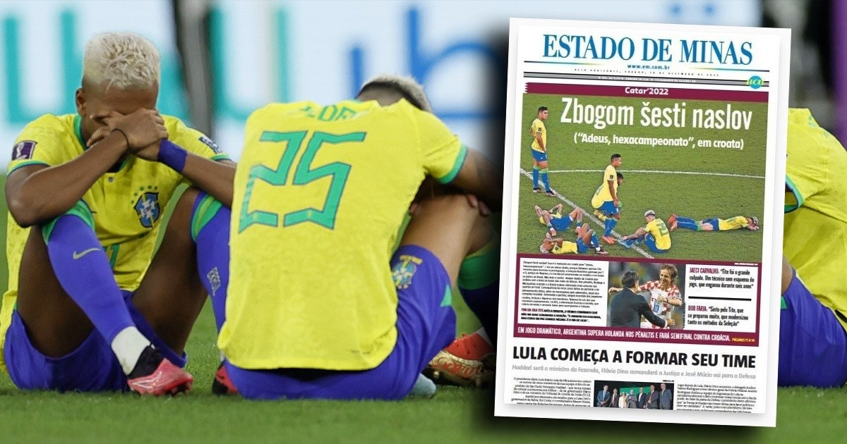Brazilske novine izašle s hrvatskim naslovom: "Zbogom šesti naslov ...