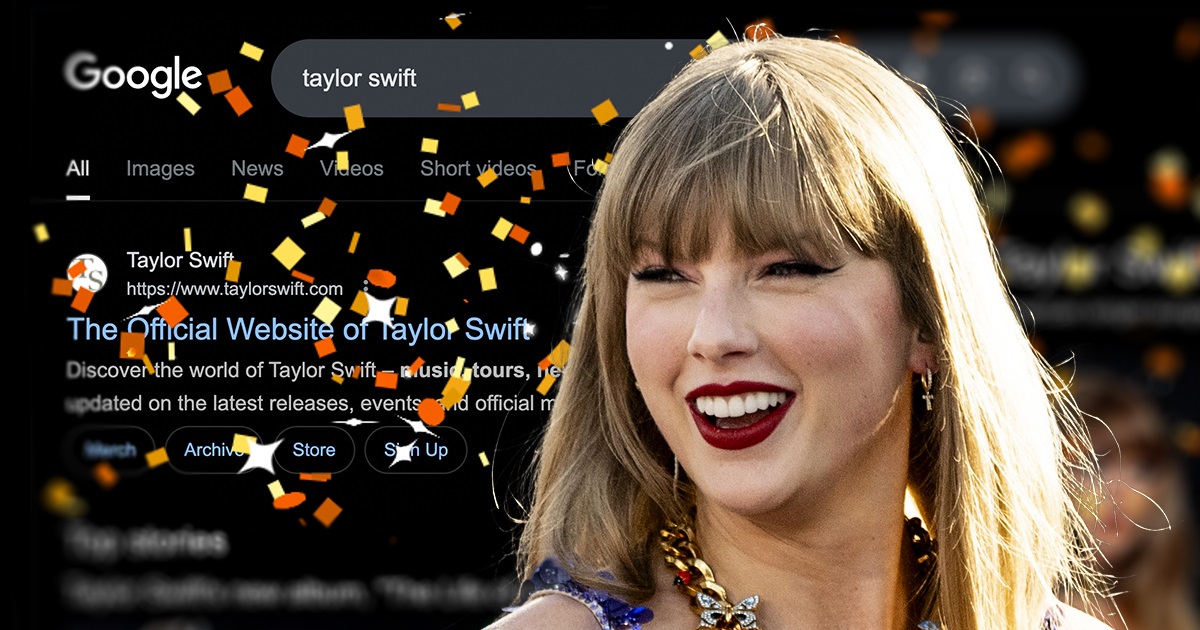 Pogledajte što se dogodi kad na Googleu ukucate ime Taylor Swift - Index.hr