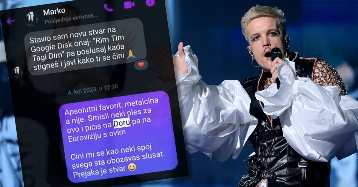 Baby Lasagna objavio poruke od prošle godine kad je nastajala Rim Tim ...