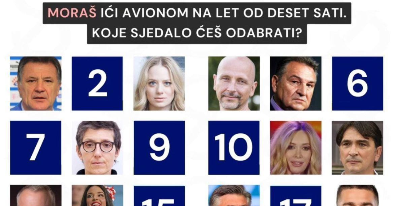 Mem se širi Fejsom: Koje sjedalo biste vi odabrali? - Index.hr