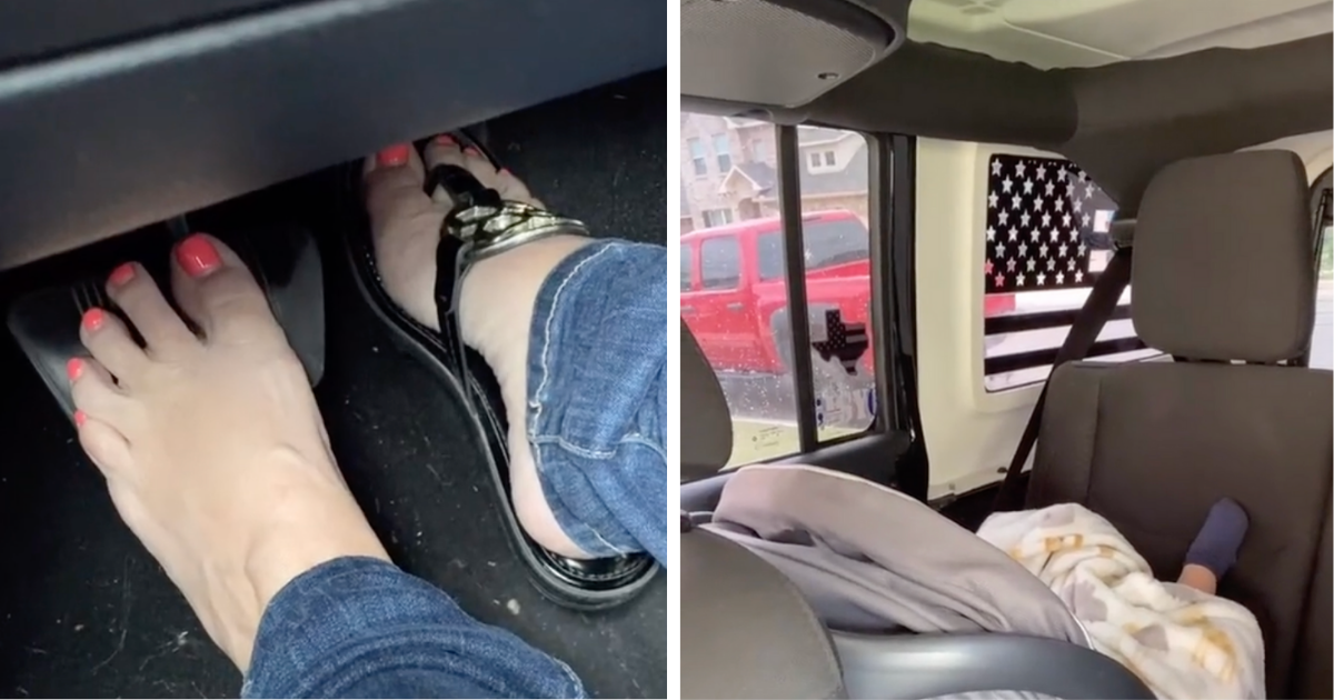 Domišljata baka nikad ne zaboravlja unuka u autu zahvaljujući triku ...