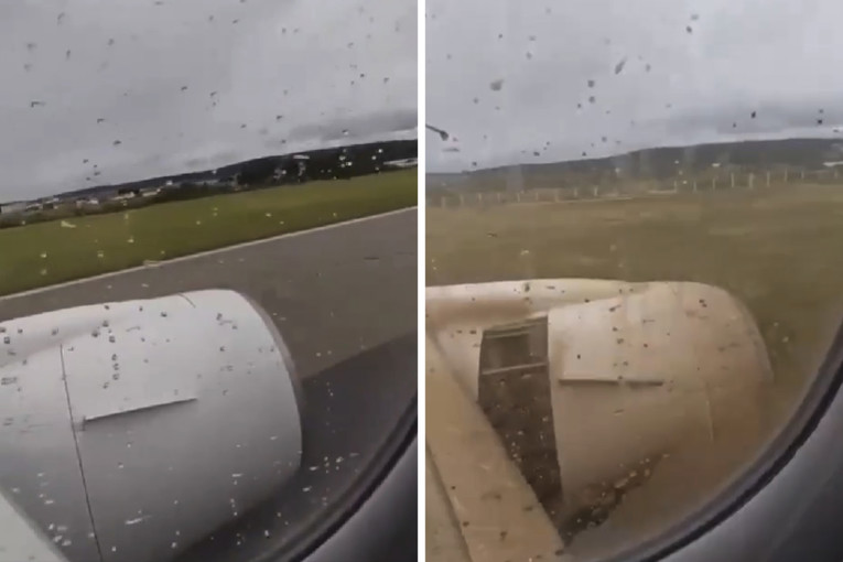Nova snimka incidenta u Splitu: Putnici snimili trenutak kad je avion ...