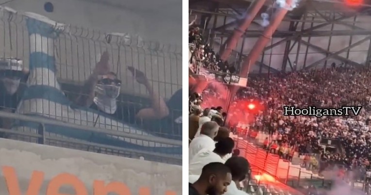 VIDEO Veliki neredi na Ligi prvaka. Nacistički pozdravi, bengalke i ...