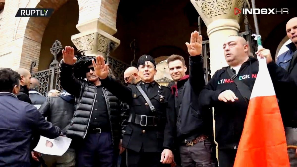 Talijanski fašisti slavili Mussolinija na godišnjicu njegove smrti ...