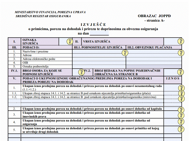 JOPPD obrazac - Najnovije i najčitanije vijesti - Index.hr