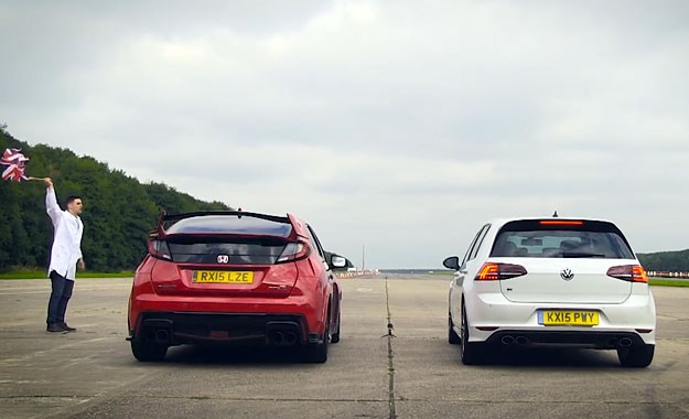 Honda Civic Type R vs VW Golf R - Index.hr