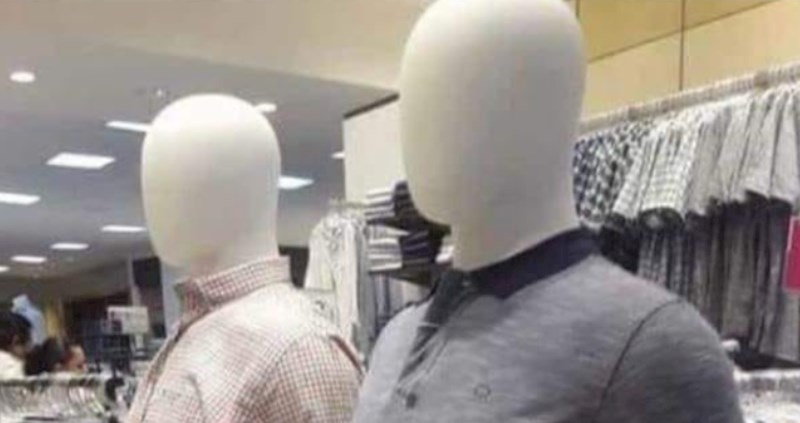 Trgovina je promijenila izgled lutaka u izlogu, ljudi su apsolutno ...